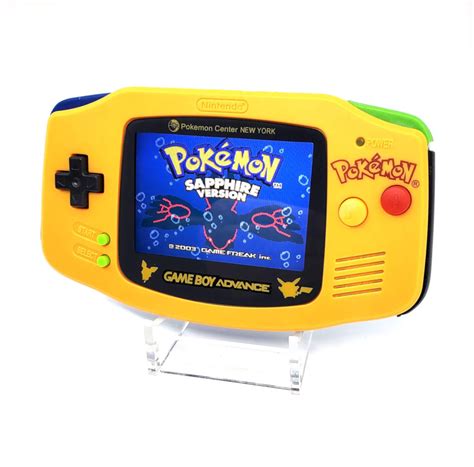 Nintendo Gameboy Advance IPS V2 Pokemon Yellow Edition GameBoy Customs