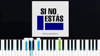 si no estas iñigo quintero Accords Chordify