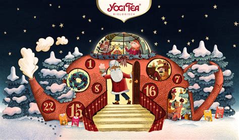 Yogi Tea Adventskalender For Dm Katharina Sieg Illustration