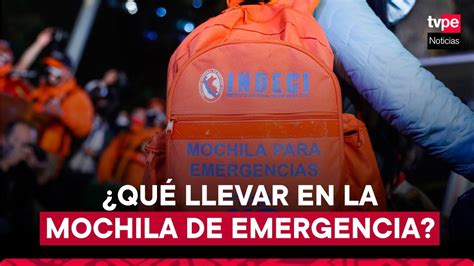 Qué debemos llevar en una MOCHILA DE EMERGENCIA YouTube