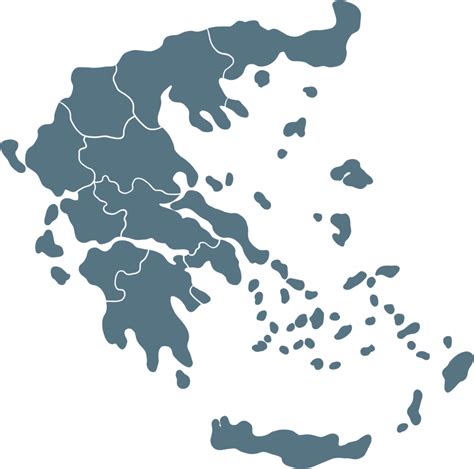 doodle dessin à main levée de la carte de la grèce 14219668 PNG