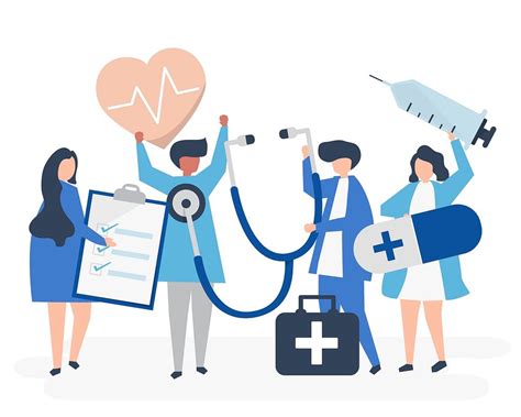 Group Medical Staff Carrying Health Premium Vector Rawpixel