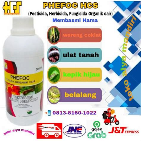 Jual INSEKTISIDA PESTISIDA ORGANIK ANTI LALAT KUTU DAUN THRIPS PHEFOC