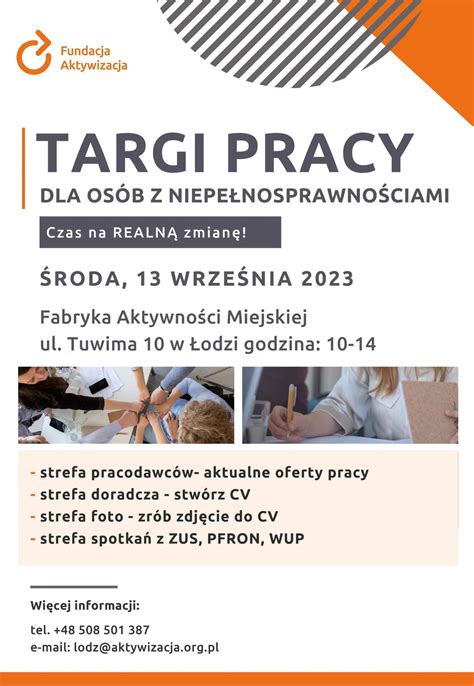 Targi Pracy dla Osób z Niepełnosprawnościami Państwowy Fundusz