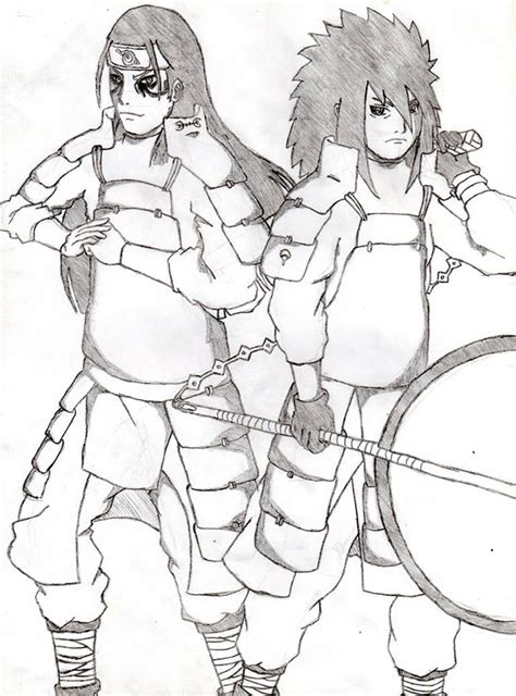 25 Desenhos De Hashirama Senju Para Imprimir E Colorir Pintar
