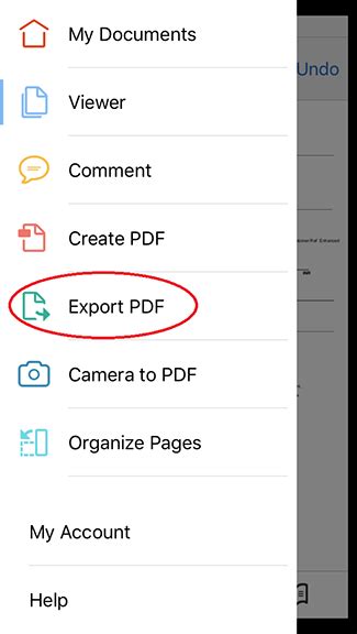 using adobe acrobat export pdf