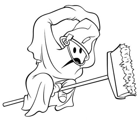 Desenhos De Vassoura Para Colorir Pintar E Imprimir ColorirOnline