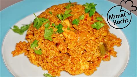 Bulgur mit Hähnchen Schnitzel Ahmet Kocht türkisch kochen Folge