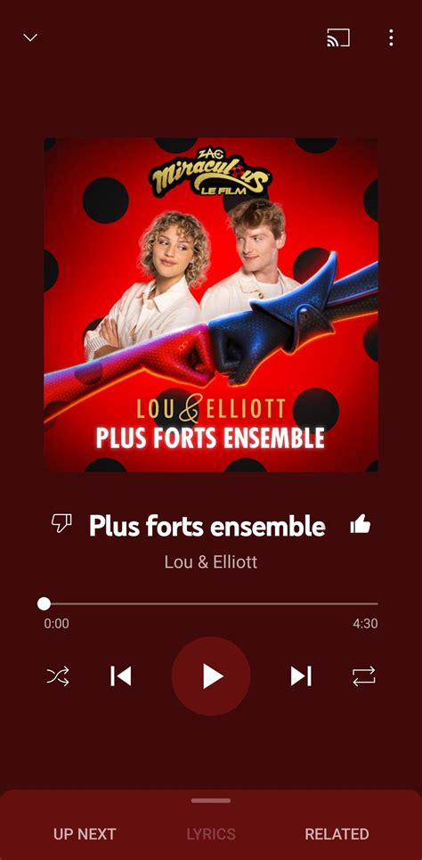 Cat Noir Pur On Twitter La Canci N Plus Forts Ensemble Extrait De