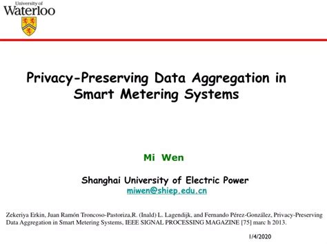 ppt privacy preserving data aggregation in smart metering systems powerpoint presentation id