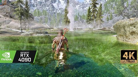 4K60 Skyrim Ultra Modded Graphics 1300 Mods Best Next Gen MOD