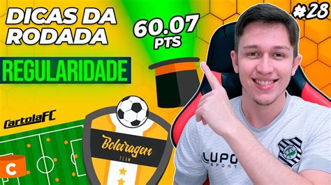 CARTOLA FC 2022 DICAS RODADA 28 FOCO NA MITADA YouTube