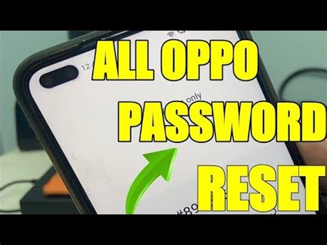 All Oppo Reset Password How To Fix Forgot Lockscreen Password Any Oppo