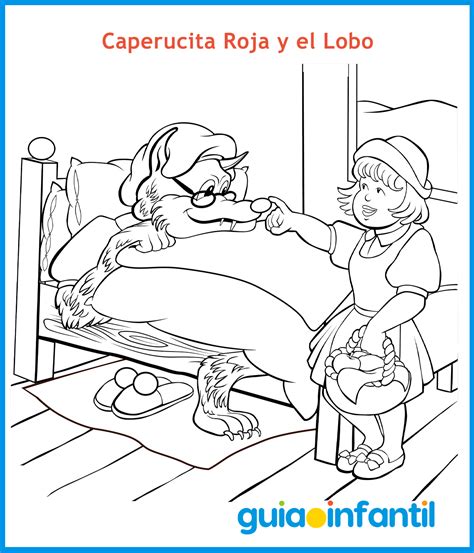 Personajes De Caperucita Roja Para Colorear