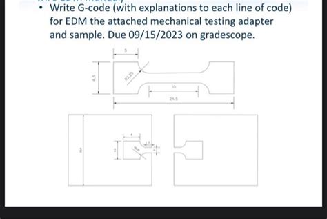 solved write g code with explanations to each line of code