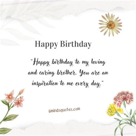Heart Touching Birthday Wishes For Brother Minds Quotes