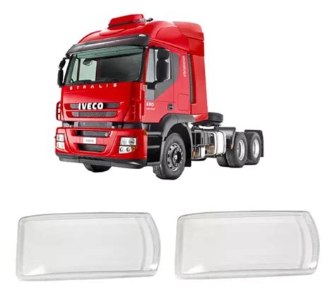 Par Lente Vidro Farol Iveco Stralis Tector Cursor Hi Way Frete Gr Tis