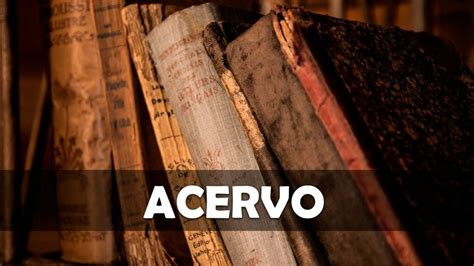 Qué es acervo Tipos de acervo