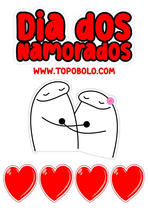 Topo De Bolo Dia Dos Namorados Flork Of Cows Png