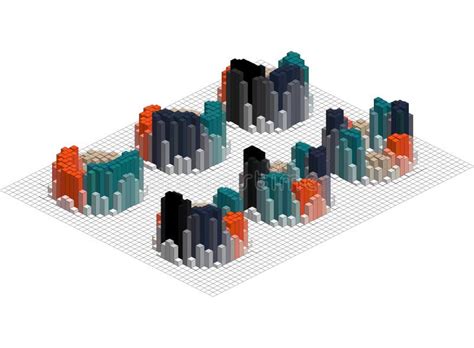Gráfico Isométrico Del Vector De Infographic Ilustración del Vector