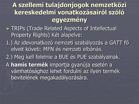 PPT A nemzetközi gazdasági kapcsolatok joga PowerPoint Presentation