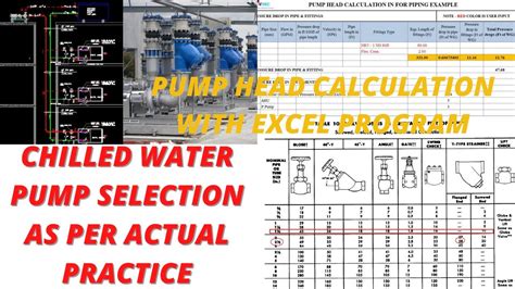 CHILLED WATER PUMP SELECTION II WITH EXCEL PROGRAM II IN ACTUAL