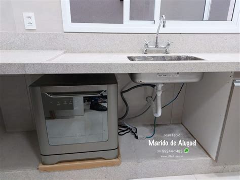 Instalação de lava louças e filtro de água Electrolux Jean Fabio