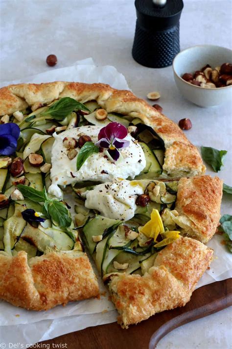 Tarte Rustique Aux Courgettes Et Burrata Del S Cooking Twist