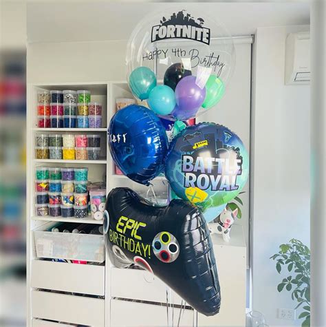 BR Fornite EPIC Birthday Balloon Bouquet Fusionballoons