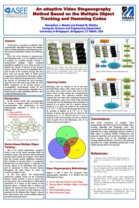 pdf an adaptive video steganography method based on the multiple object tracking and hamming codes