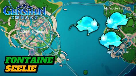 SEELIE LOCATIONS IN FONTAINE PART 2 GUIDE Genshin Impact YouTube
