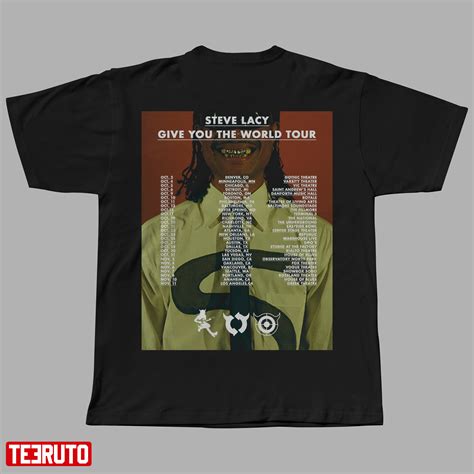 Steve Lacy Give You The World Tour 2022 Unisex T Shirt Teeruto