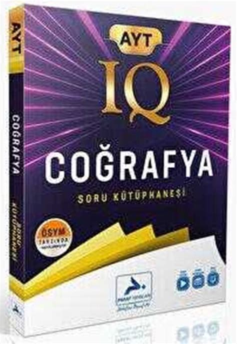 Paraf Yayınları AYT Coğrafya IQ Soru Kütüphanesi Kitapİşler İşler