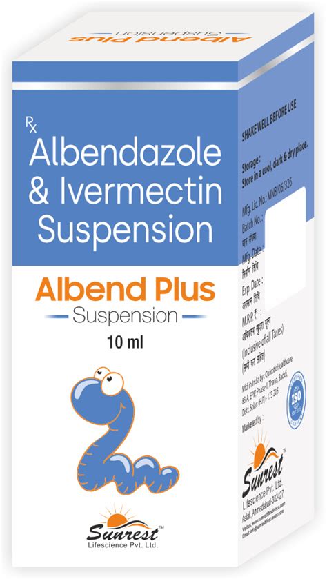 ALBEND PLUS SUSPENSION Sunrest Lifescience