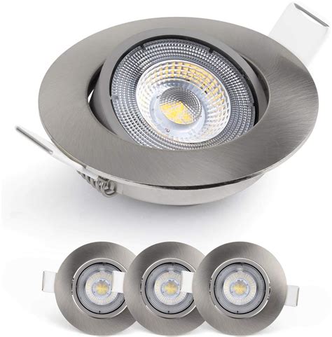 Emos Spot Led Encastrable V W Lm Orientable Plafonnier
