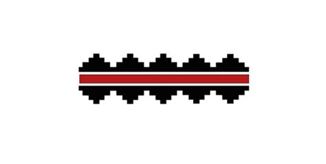 Navajo SVG Png Flat Border SVG Png Border With Red Ribbon Etsy