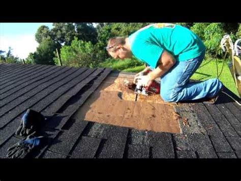 Repairing Leaking Shingle Roof YouTube