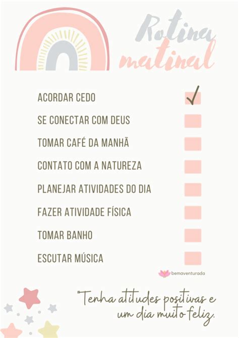 Hábitos para uma Rotina Matinal Produtiva Bem aventurada