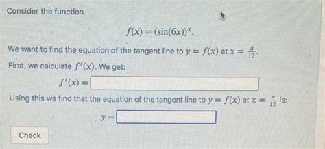 solved consider the function f x sin 6x we want to