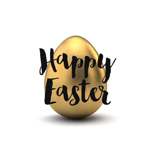Premium Photo Gold Luxury Easter Egg 3D Rendering