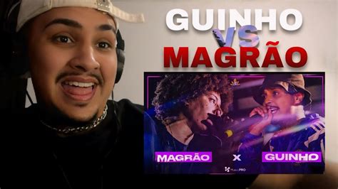 REACT O MONSTRO VOLTOU MAGRÃO X GUINHO PRIMEIRA FASE 369ª