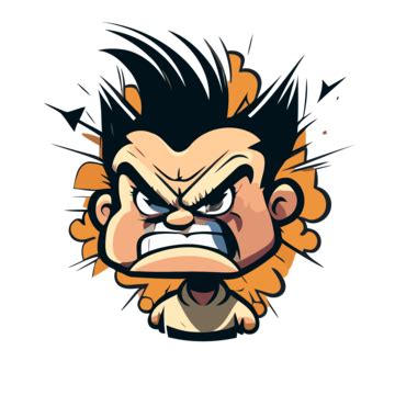 Hatred Clipart Set Of Angry Cartoon Characters Vector Hatred Clipart