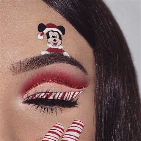 54 Amazing Christmas Makeup Ideas Looks You Ll Love Maquillaje Para