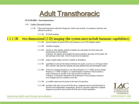 PPT IAC Echocardiography Accreditation 2013 Update PowerPoint