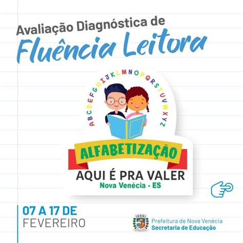 Secretaria Municipal de Educação realiza teste de fluência em leitura