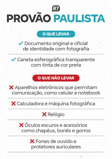 Provão Paulista adiado saiba como se preparar para o primeiro dia do