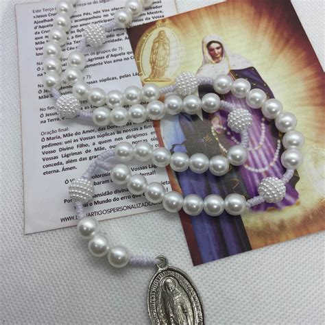 Terço Coroa de Nossa Senhora das Lágrimas Elo7