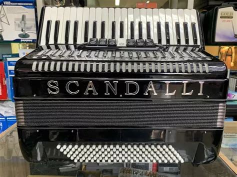 Acordeon Sanfona Scandalli Baixos Frete Gr Tis Parcelamento Sem