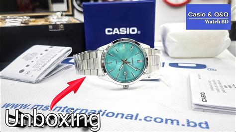 CASIO ENTICER Tiffany DIAL QUARTZ MEN S WATCH MTP VD03D 2A3UDF YouTube