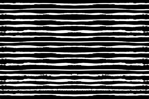 Alfombra De Vinilo Rayas Lineas Blanco Y Negro TenVinilo